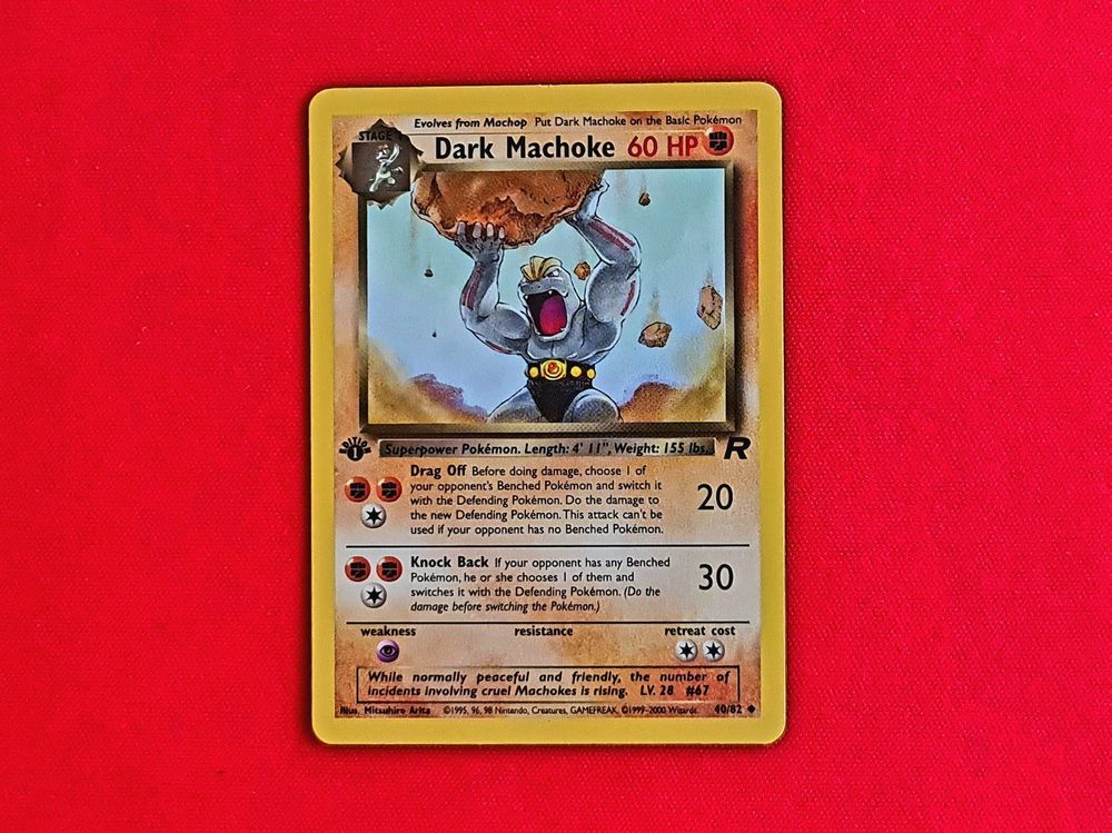 Dark Machoke 1. Edition Team Rocket 1999 WOTC - EN - (NM) | Kaufen auf ...