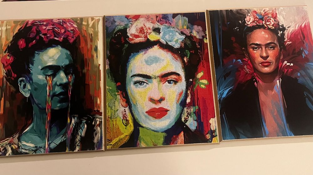 3 tableaux bois Frida Kahlo (Neuf (Voir description)) à Lugnorre pour ...
