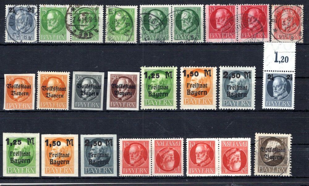 Bayern o. St.Karte Lot 9 (Gebraucht) in Grellingen für CHF 1 – mit Lieferung auf Ricardo kaufen