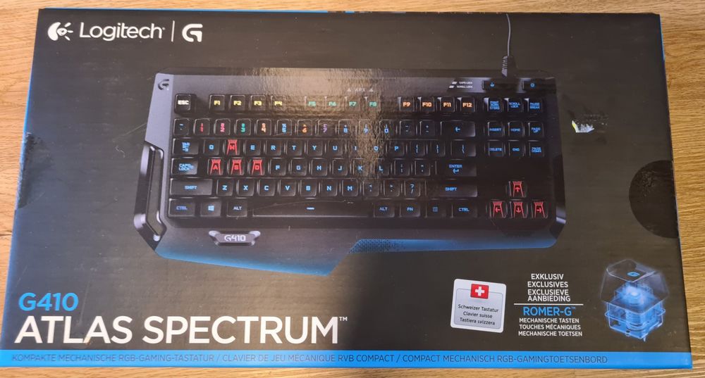 Logitech G410 Atlas Spectrum - Gaming Tastatur - CH Layout | Kaufen auf ...