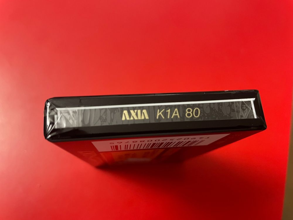 AXIA K1 80 Type I Normal exclusiv seltene Audio Kassette (Neu und originalverpackt) in ...