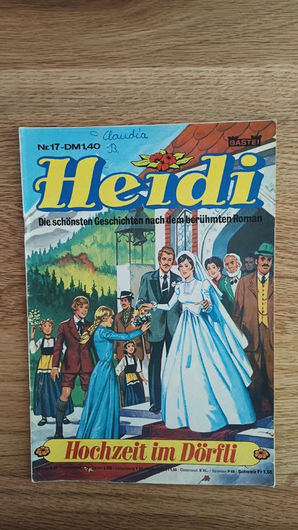 Heidi Comic Nr. 17 (Gebraucht) in Villmergen für CHF 18 – mit Lieferung auf Ricardo kaufen
