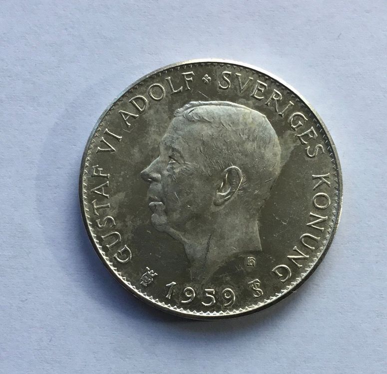 Schweden / Sweden 5 kronor 1959 Gustav VI Adolf - Silber | Kaufen auf ... Schweden / Sweden 5 kronor 1959 Gustav VI Adolf - Silber | Kaufen auf ...