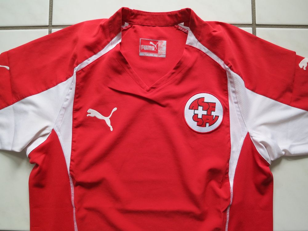 PUMA Fussball Trikot Nati Schweiz - Suisse - Svizzera - SFV (Gebraucht ...