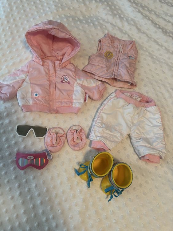 Baby Born Winter Outfit, Skianzug, Jacke, Schuhe, Brille (Gebraucht) in ...