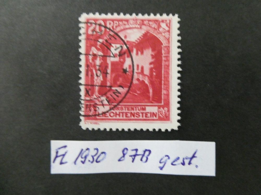 FL 1930 Nr. 87B gestempelt (Gebraucht) in Lausen für CHF 1.5 – mit Lieferung auf Ricardo kaufen