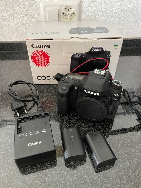 Canon EOS 80D Body mit 2 Akkus (Gebraucht) in Sins für CHF 330 – mit ...