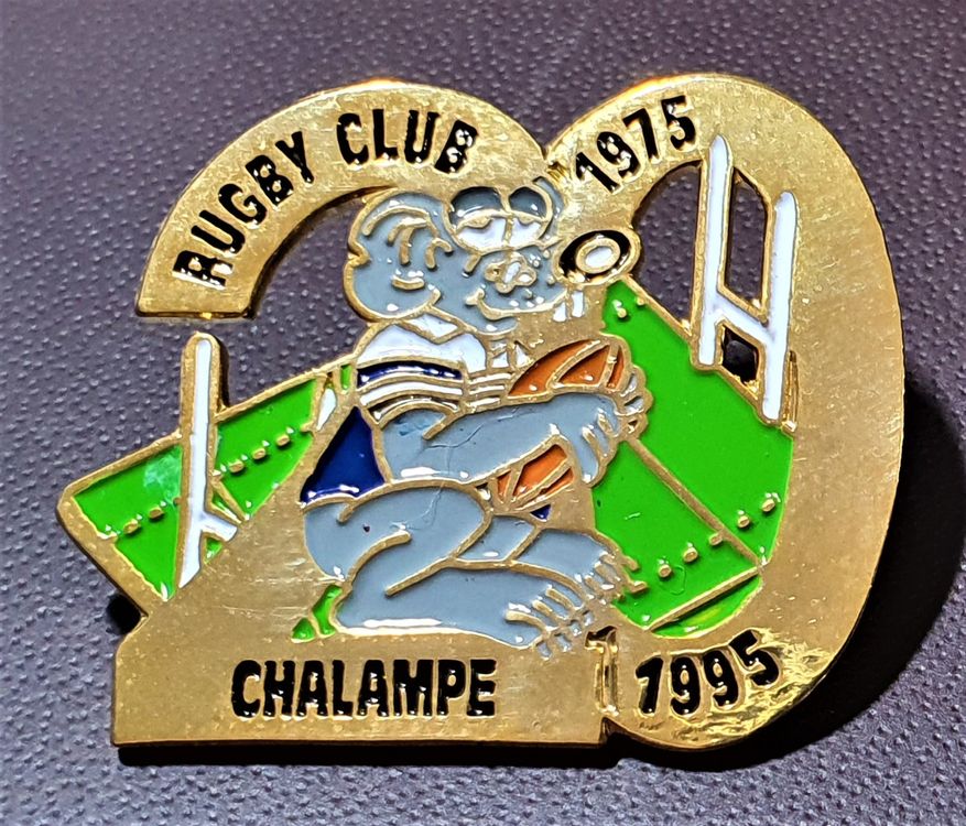 Q048 - Pin Rugby Club Chalampe 1975 - 1995 Maus | Kaufen auf Ricardo