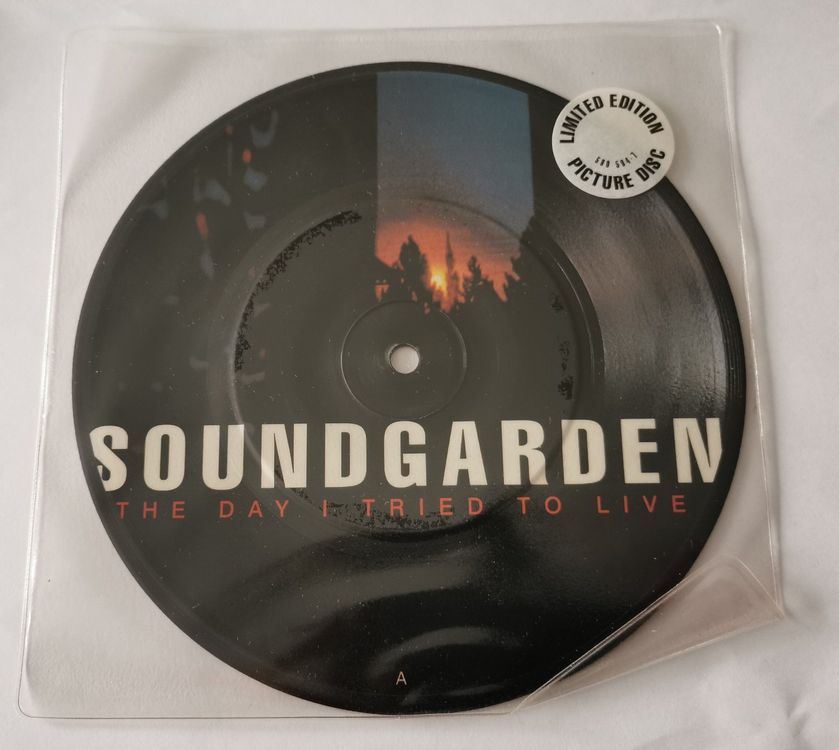 SOUNDGARDEN: The day I tried to live 7" Picture Disc Grunge | Kaufen ...