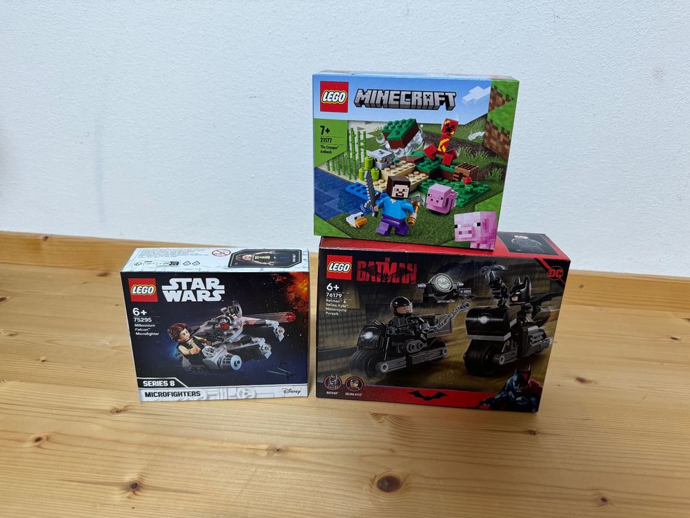Lego 75295, 21177, 76179 Star Wars, Batman, Minecraft (Neu und ...