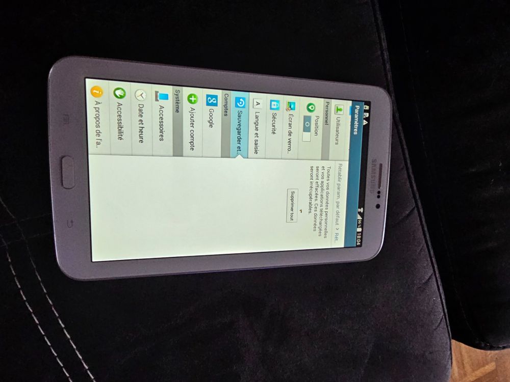 Tablette Samsung 0168 avec carte sim | Kaufen auf Ricardo
