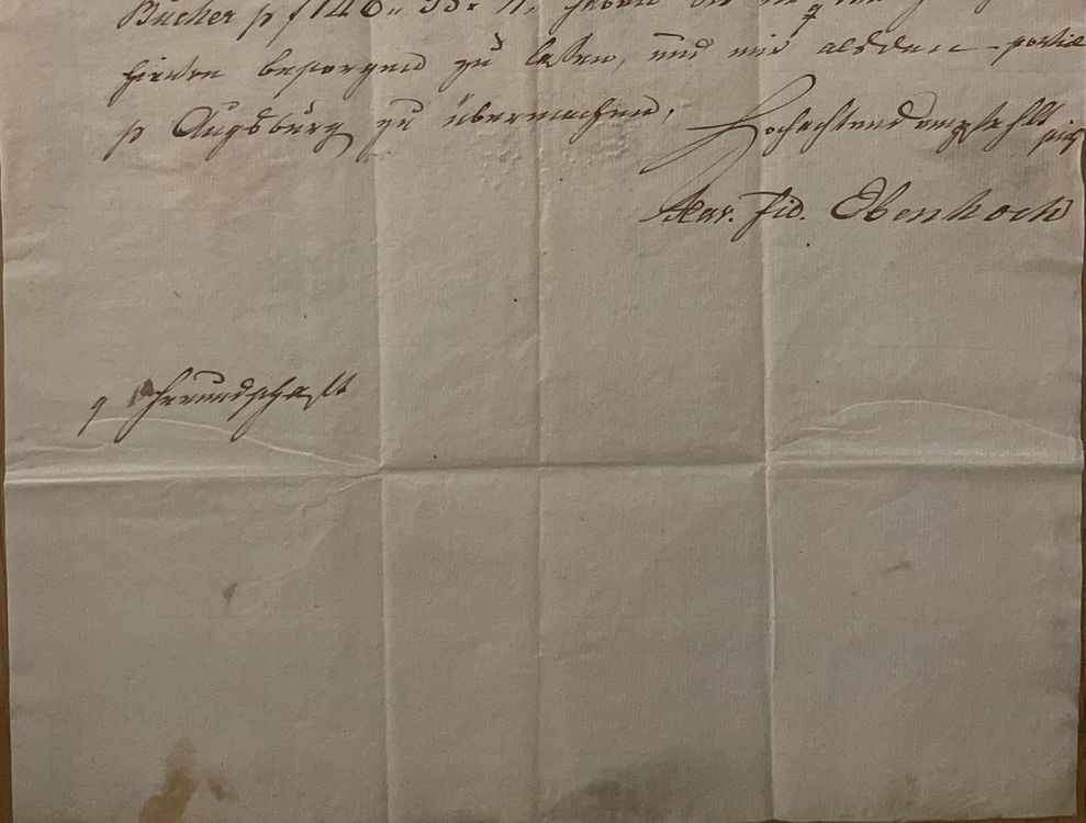 Antiken Handgeschriebene Brief mit Stempfel (Gebraucht) in Root für CHF ...