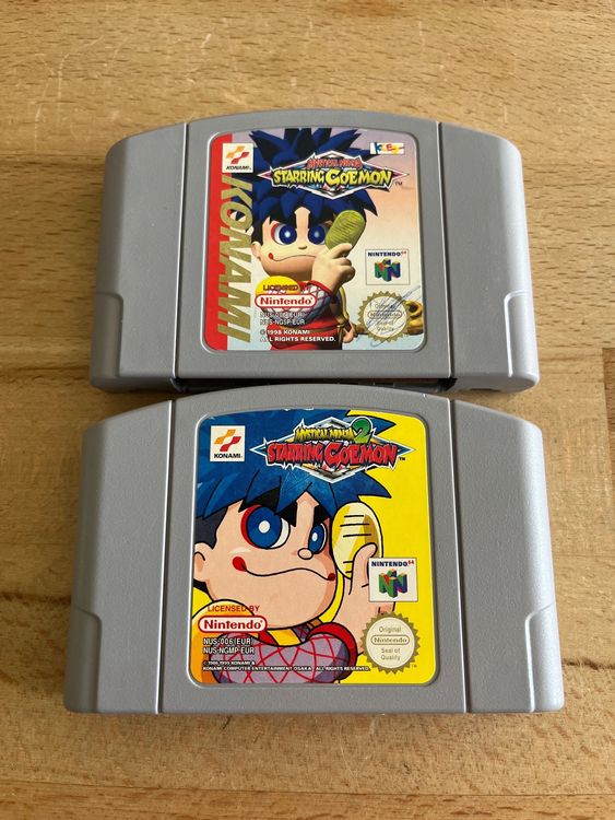 Mystical Ninja Starring Goemon 1 + 2 - Nintendo 64 N64 (Gebraucht) in ...