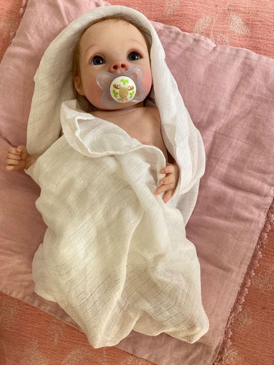 Reborn Baby Puppe Mallory von Marie Gambus Frankreich (Neu (gemäss ...