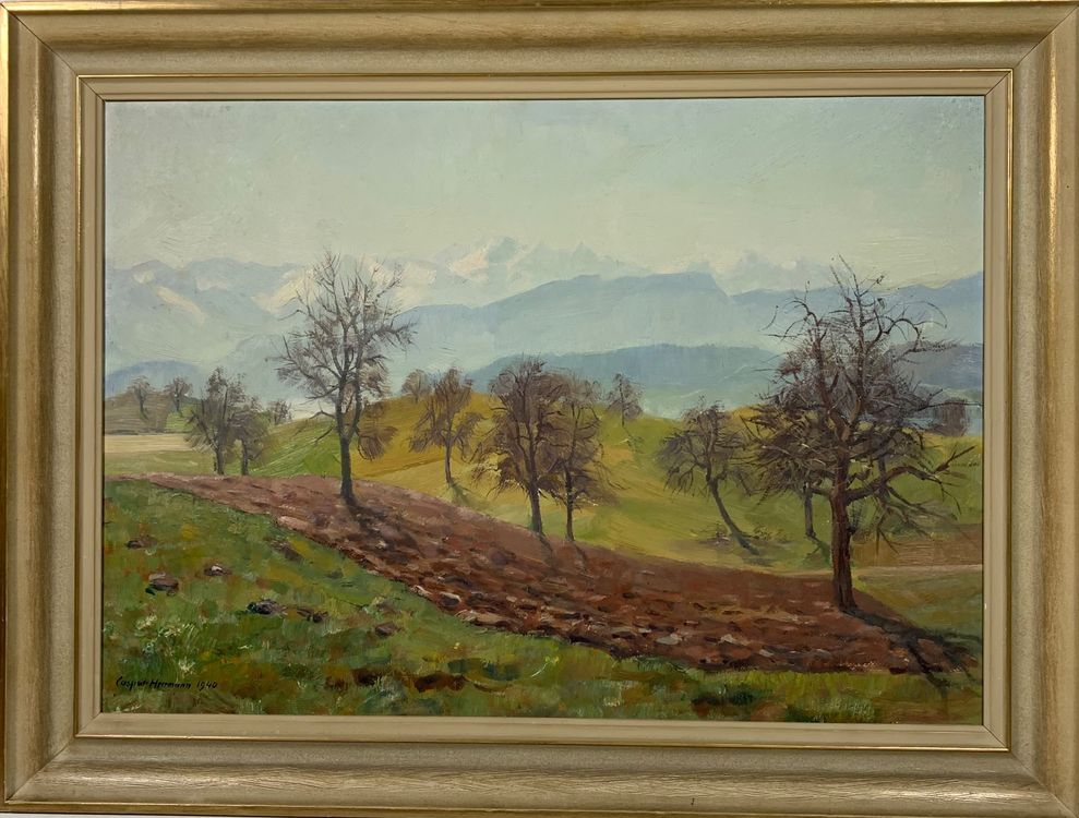 Caspar HERRMANN (1885-1955) Großes Gemälde (Gebraucht) in Root für CHF 250 – mit Lieferung auf ...