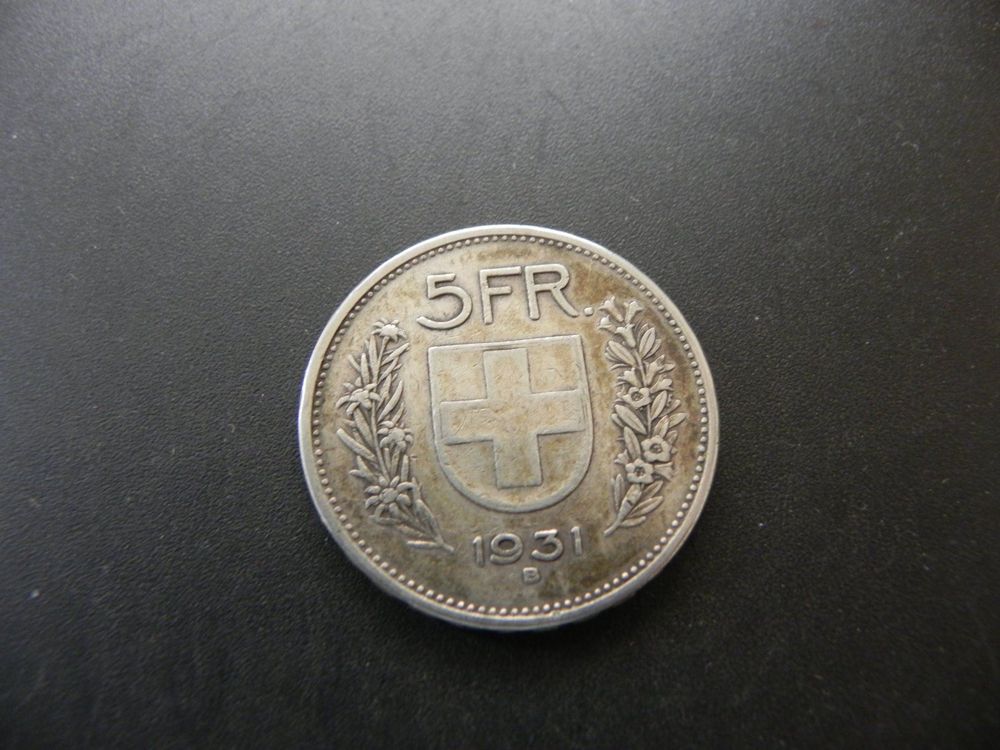 Schweiz 5 Franken 1931 B Silber | Kaufen auf Ricardo