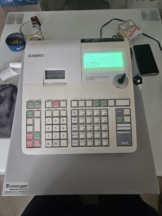Casio SE-S300 Electronic Cash Register with Keys (Defekt) in Sarnen für CHF 2 – mit Lieferung ...