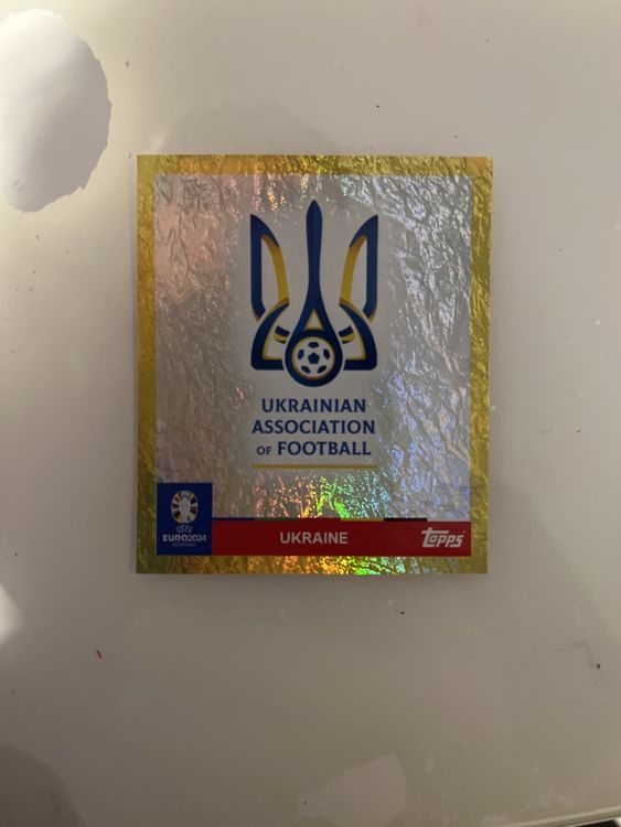 UEFA Euro 2024 Topps Sticker UKR 1 Gold | Kaufen auf Ricardo