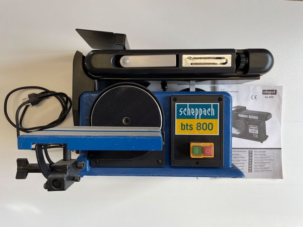 Scheppach Band- + Tellerschleifer BTS 800 (Neu (gemäss Beschreibung ...
