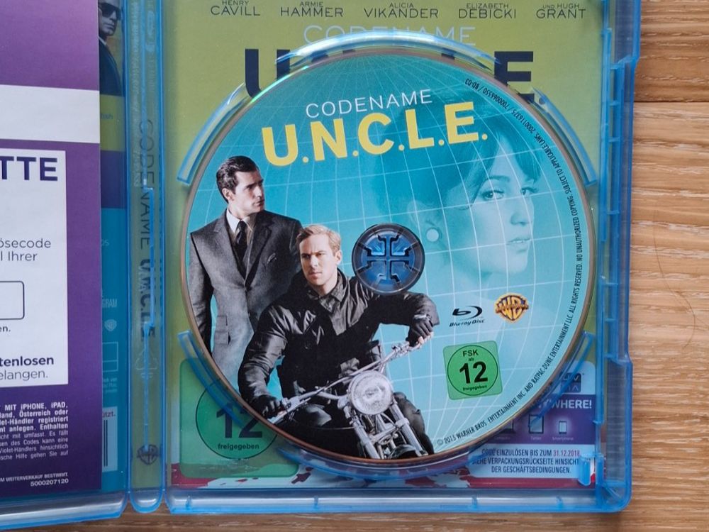 Blu-Ray-Disc: Codename U.N.C.L.E. - Action/Komödie (Gebraucht) in ...