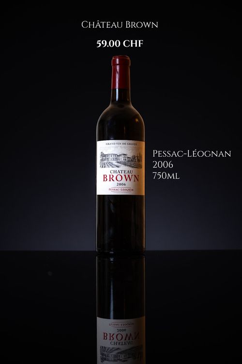 Pessac-Léognan - Château Brown, 2006 - 750 ml (Neuf (Voir description)) à Les Cullayes pour CHF ...