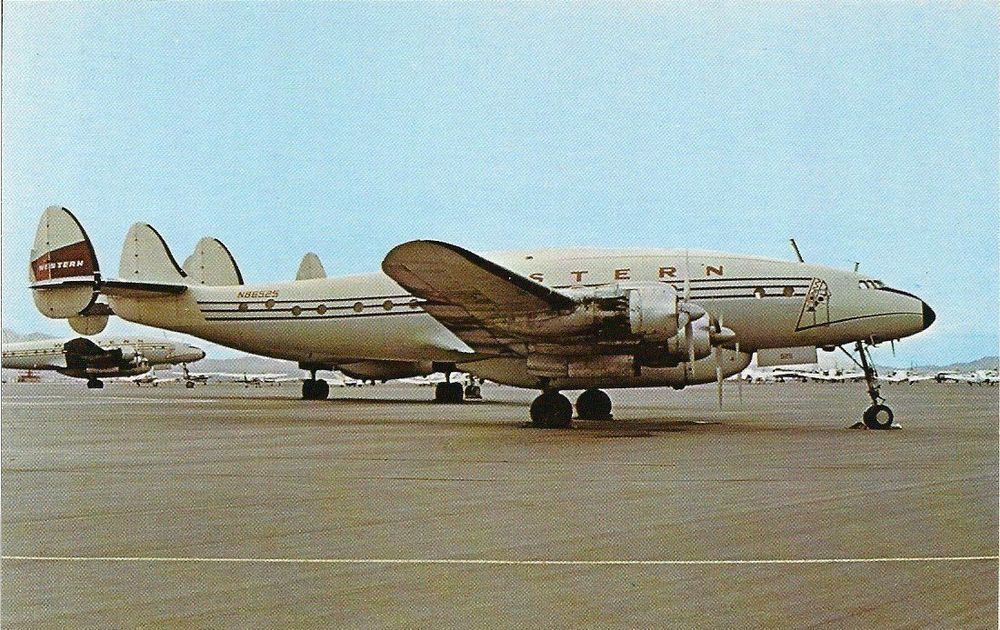 Western Airlines, (USA) Lockheed L-749A, N86525 | Kaufen auf Ricardo