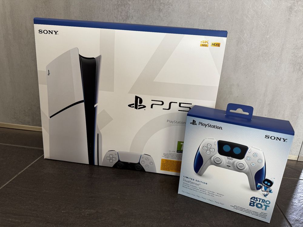 PS5 Slim Disc Edition + Astro Bot Controller Limited Edition | Kaufen ...