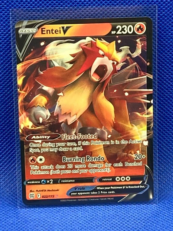 Pokemon Brilliant Stars / Entei V 022 / 172 EN | Kaufen auf Ricardo