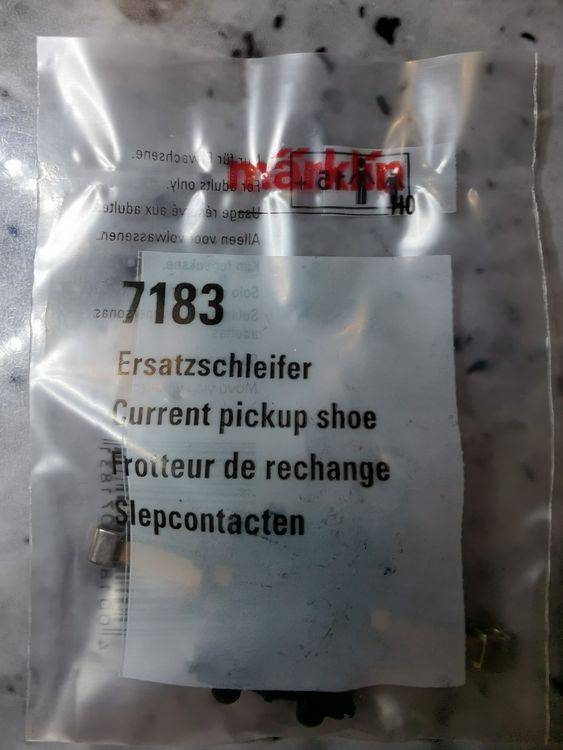 Märklin 7183 Ersatzschleifer 6,2 cm (Neu und originalverpackt) in ...