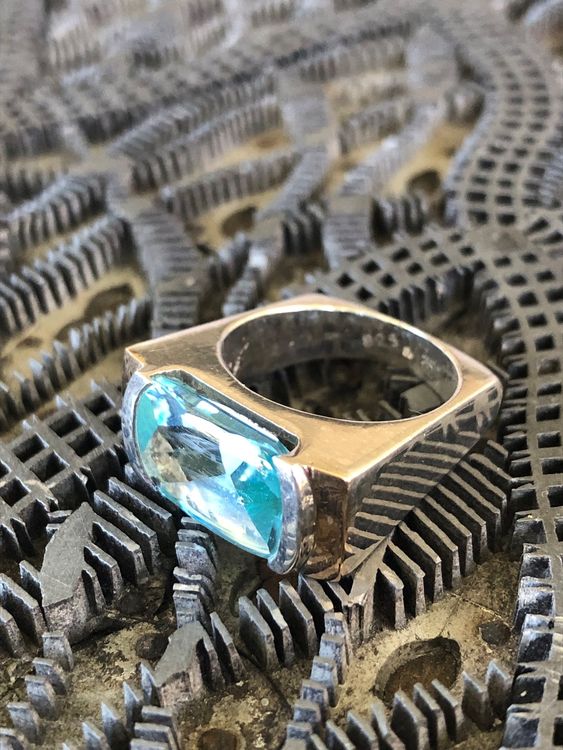 TOPAS BUFF TOP in Silber Ring & Gold Deco Grössen: 56/58/64 | Kaufen ...