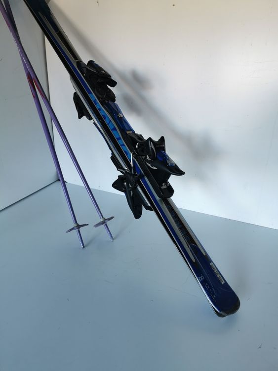 Atomic C-Series 150 cm Ski + Stöcke + Bindung, Top Zustand! (Gebraucht ...