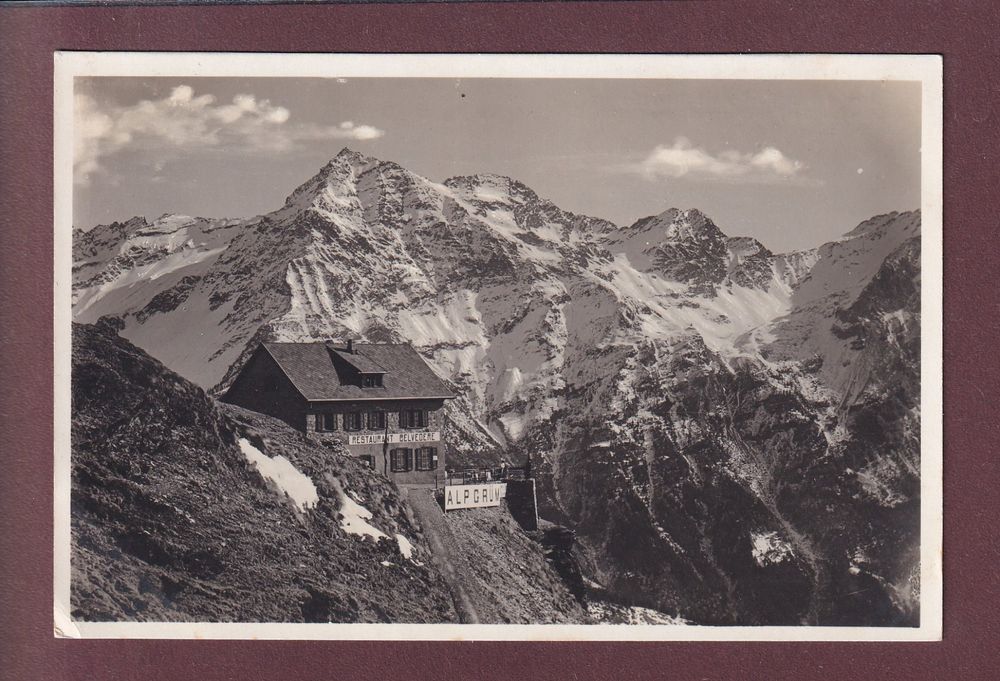 Berninabahn - ALP GRÜM - Restaurant Belvédère | Kaufen auf Ricardo
