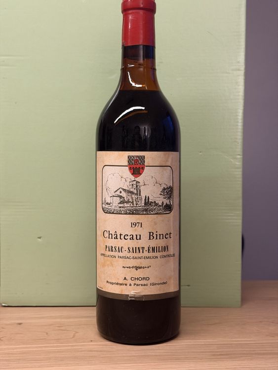 Château Binet 1971 (Neu (gemäss Beschreibung)) in Baar für CHF 90 – nur ...