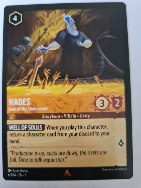 Lorcana, Hades - Lord of the Underworld, 006/204-EN-1 (Neu (gemäss ...
