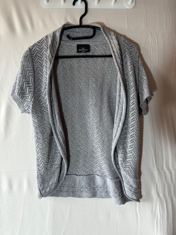 Graue Kuzarm-Strickjacke von Gina Benotti in Gr. M 40/42 (Gebraucht) in ...