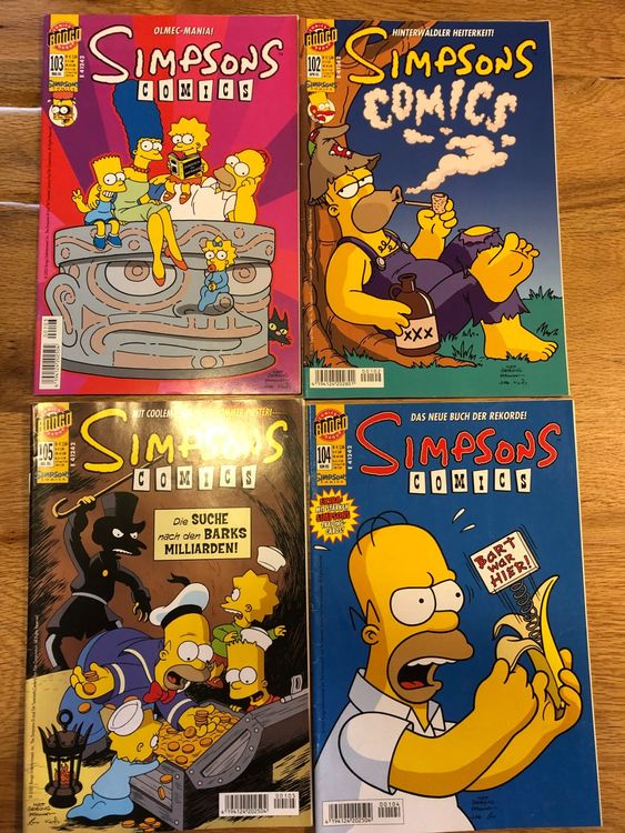 Simpsons Comic 10 Stk (Nr. 102 - 111) (Neu (gemäss Beschreibung)) in ...