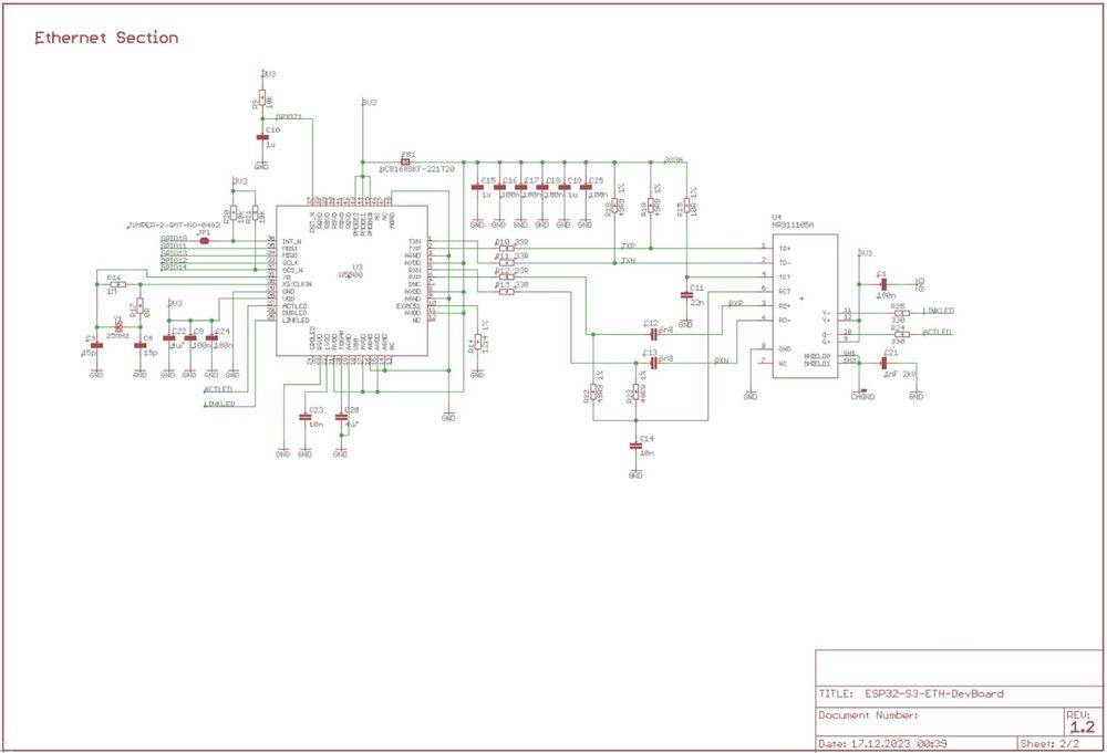 YB-ESP32-S3-ETH Arduino DevBoard: Ethernet + WiFi, 2 x USB | Kaufen auf Ricardo
