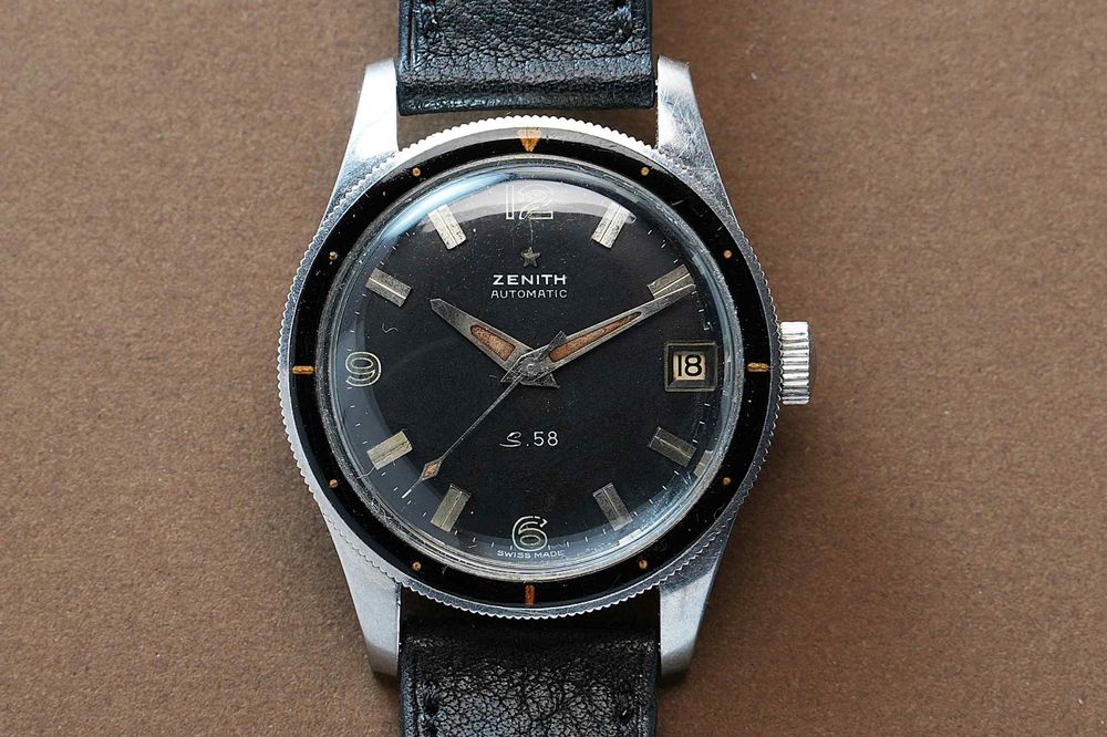 Zenith S.58 MK IVa Vintage Dive Watch Bakelite Bezel | Kaufen auf Ricardo