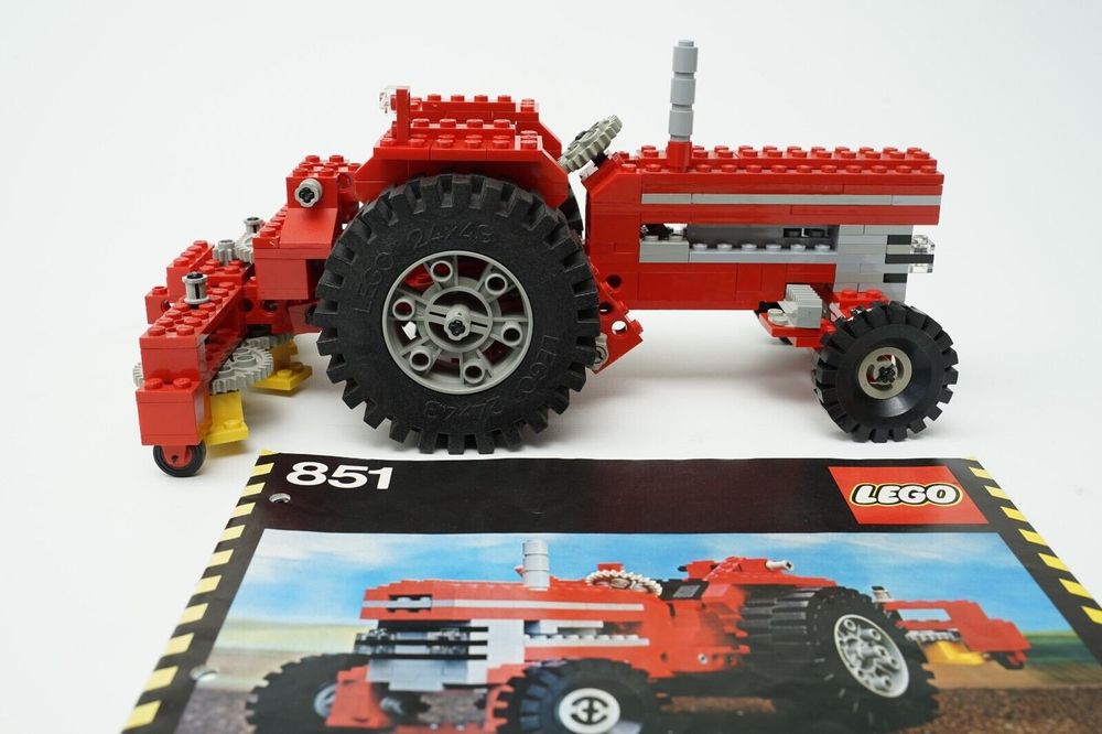Lego 851 Technic, grosser Traktor, komplett mit Anleitung | Kaufen auf ...