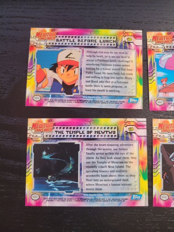 Pokémon Topps Animation Series Foil Mewtwo Strikes Back (Gebraucht) in ...