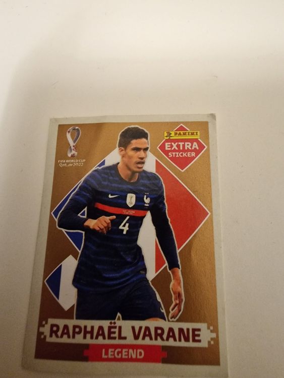 Panini Extra Sticker WM 22 Raphaël Varane | Kaufen auf Ricardo