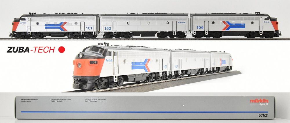 Märklin 37621 Diesellok EMD F7 der Amtrak, H0 WS Digital OVP | Kaufen ...