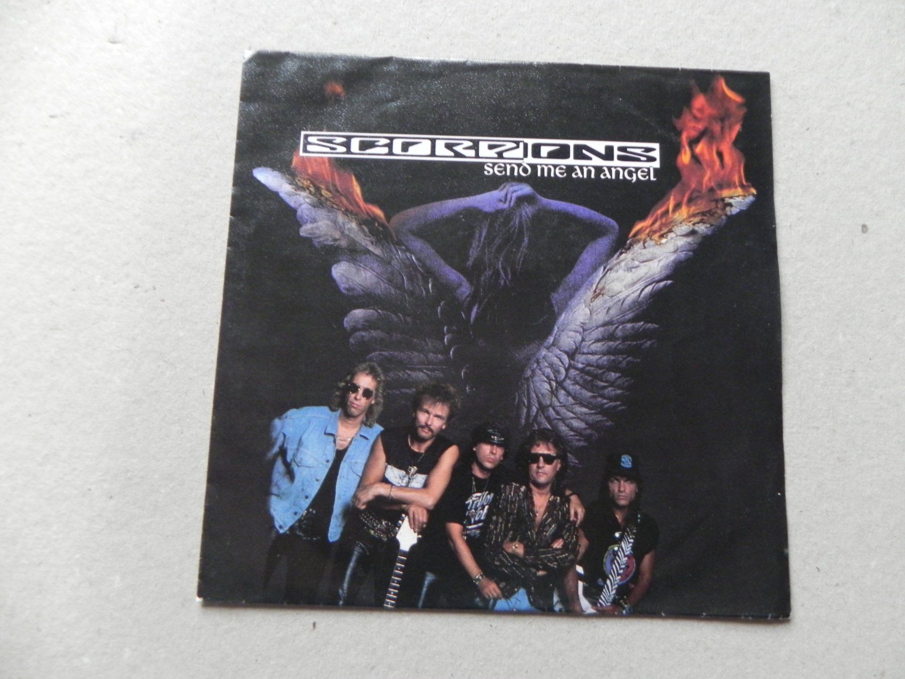 Single De Hardrock Rock Band Scorpions 1991 Send my an Angel (Gebraucht ...