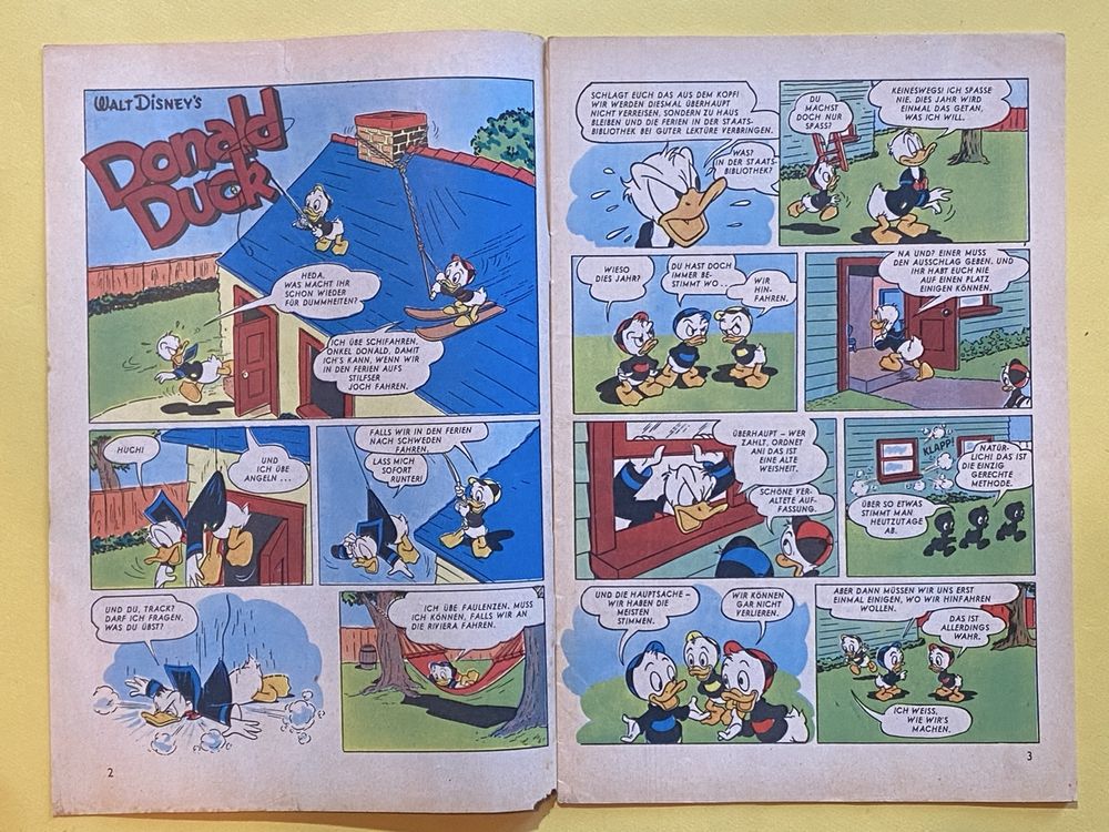 Donald Duck im Moorbad, Sonderheft, 1955, Z2 (Gebraucht) in Zuerich für ...