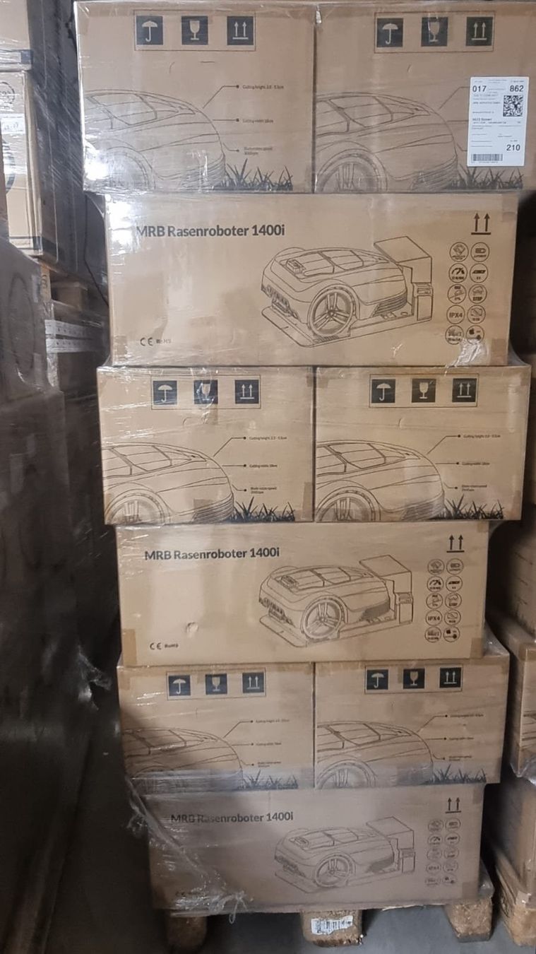1 Palette Rasenroboter (18Stk) für bis 1400m2 (Neu und originalverpackt) in Bünzen für CHF 2190 ...