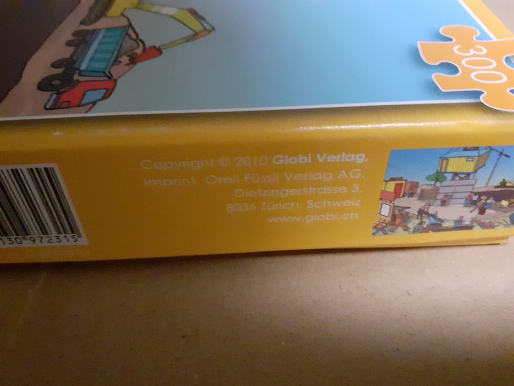 Puzzle Globi auf der Baustelle 300teilig Spielzeug Spiele (Gebraucht ...