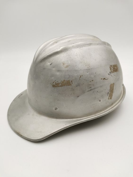 Antik und selten, Schutzhelm aus Aluminium von MEVA, Aluhut (Gebraucht ...