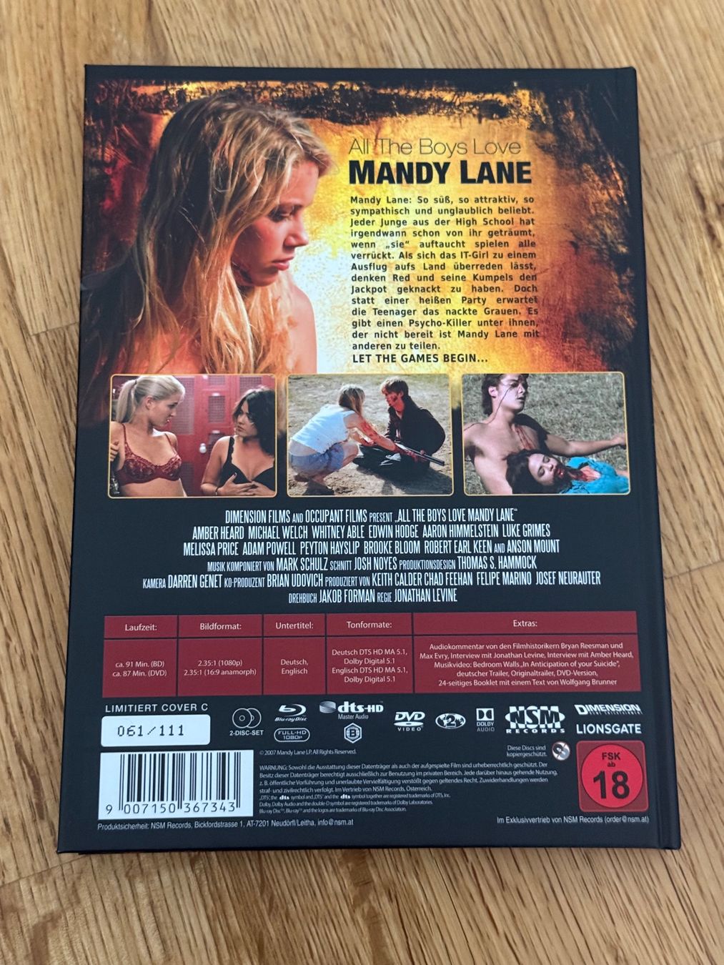 All the Boys love Mandy Lane Mediabook Cover C (Gebraucht) in Rothrist ...