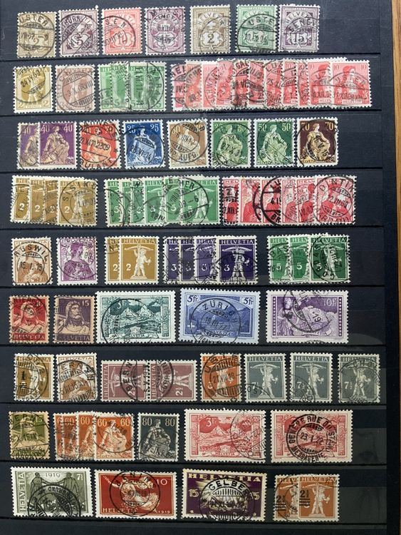 Briefmarken Schweiz Freimarken (Gebraucht) in Binningen für CHF 1 – mit Lieferung auf Ricardo kaufen