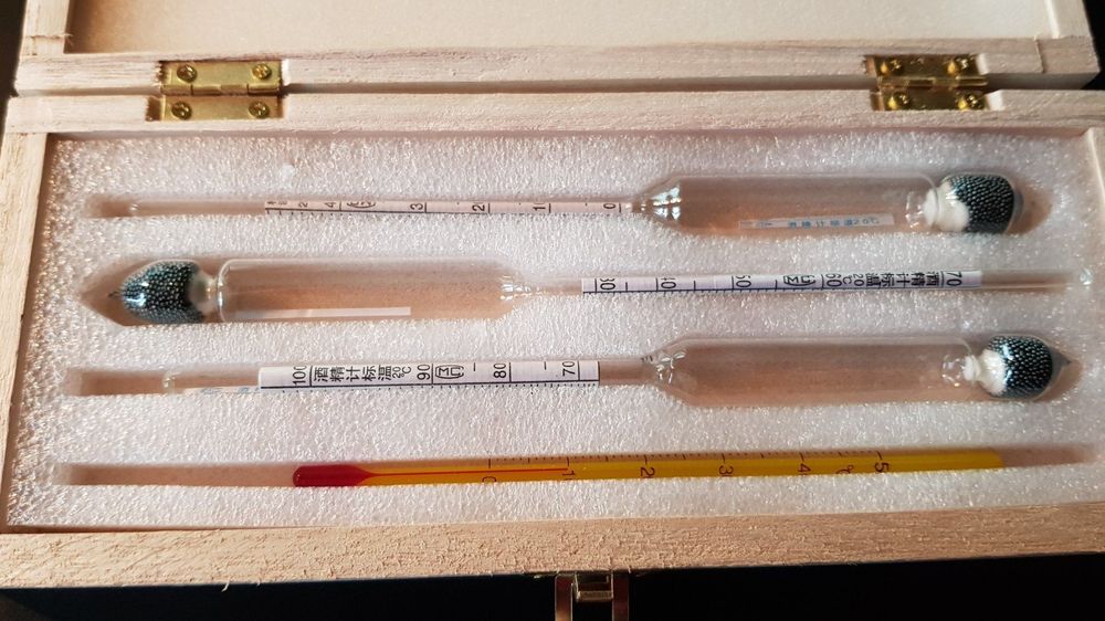 Set Alkoholometer Aräometer 0-100% alc. vol. | Kaufen auf Ricardo